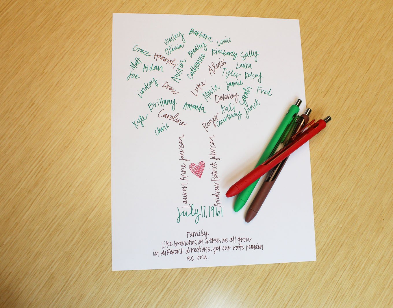 Illustrate Your Roots with a Family Tree - Paper Mate