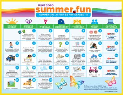Download Summer Fun Calendars | Lakeshore®