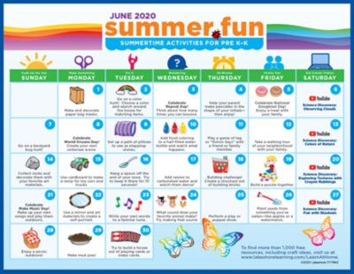 Download Summer Fun Calendars | Lakeshore®