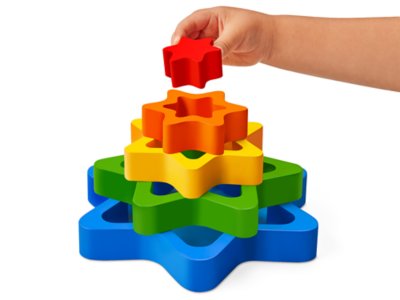 Rainbow Stacking Stars at Lakeshore Learning