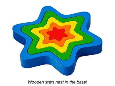 Rainbow Stacking Stars at Lakeshore Learning