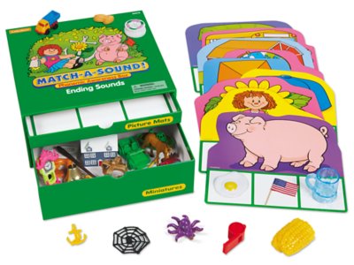 Ending Sounds Phonemic Awareness Box at Lakeshore Learning