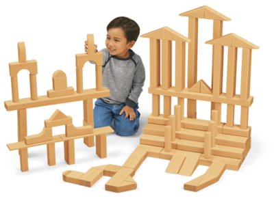 Hardwood Unit Blocks at Lakeshore Learning