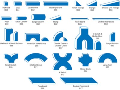 Hardwood Unit Blocks at Lakeshore Learning