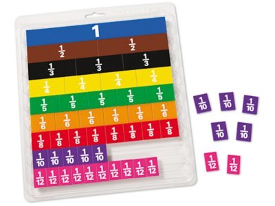 Hands-On Fraction Tiles Set at Lakeshore Learning