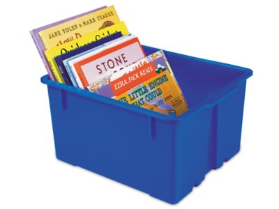 Heavy-Duty Book Bin - Blue at Lakeshore Learning
