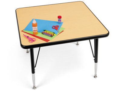 Classic Adjustable Square Tables at Lakeshore Learning