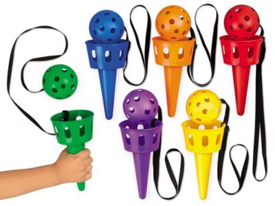 Swing and Catch Cup - Set of 6 Colors at Lakeshore Learning