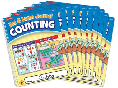 Dot & Learn! Counting Journal - Set of 10 at Lakeshore Learning