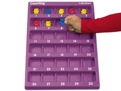 Hands-On Counting Tray at Lakeshore Learning