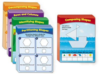 Pattern Blocks Activity Cards at Lakeshore Learning