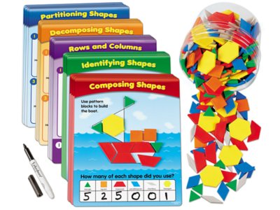 Pattern Blocks Printable Activity Cards Ms. Moran's Kindergarten: