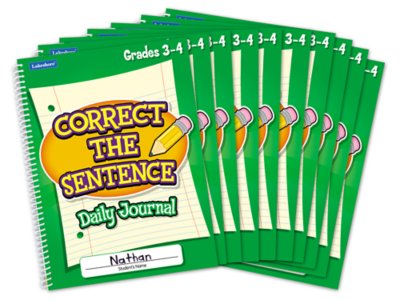 Correct the Sentence! Daily Journal - Gr. 3‑4 at Lakeshore Learning