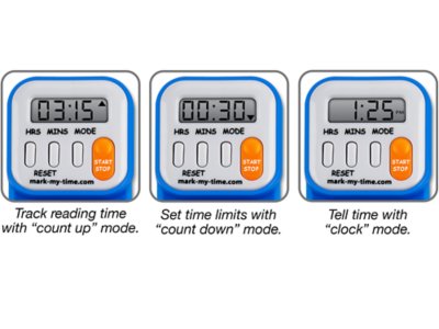Digital Timer Bookmark at Lakeshore Learning