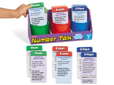 Number Talk Daily Activity Center - Gr. 1 at Lakeshore Learning