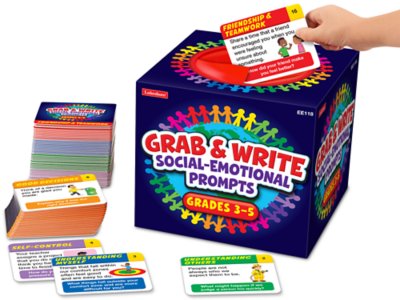 Grab & Write Social-Emotional Prompts - Gr. 3-5 at Lakeshore Learning