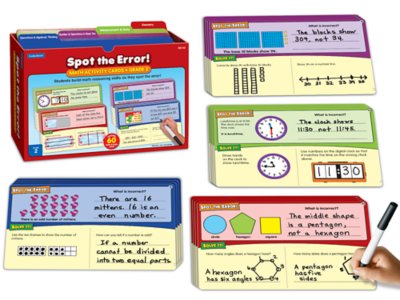 Spot the Error! Math Activity Cards - Gr. 4 at Lakeshore Learning