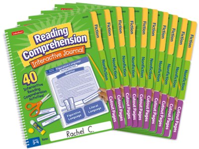 Reading Comprehension Interactive Journal - Gr. 3-4 - Set of 10 at ...