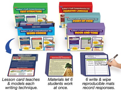 Author’s Craft Comprehension Kits - Complete Set at Lakeshore Learning
