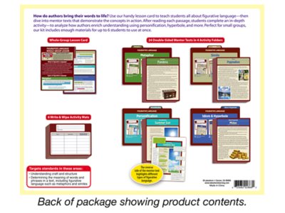 Author’s Craft Figurative Language Comprehension Kit at Lakeshore Learning