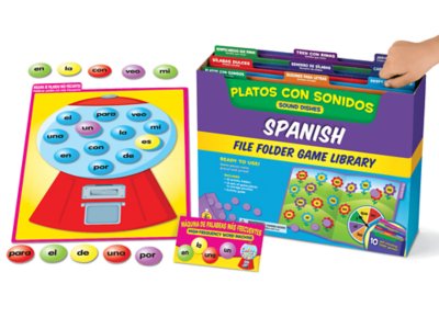 Spanish File Folder Game Library - Pre K-K at Lakeshore Learning