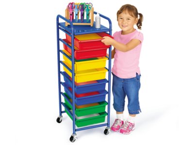 8-Tray Mobile Organizer at Lakeshore Learning
