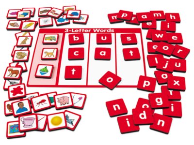 Build-A-Word! Magnet Board - 3-Letter Words at Lakeshore Learning