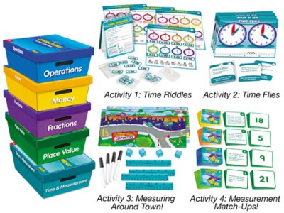 Math Activity Stations - Gr. 1-3 - Complete Set at Lakeshore Learning