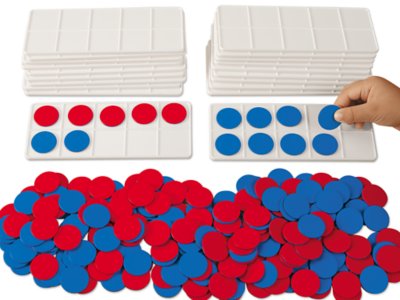 Jumbo Magnetic Ten-Frames - Set of 4 at Lakeshore Learning