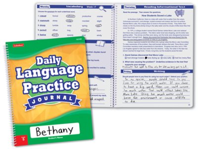 Reading Comprehension Daily Practice Journal - Gr. 4-5 at Lakeshore ...
