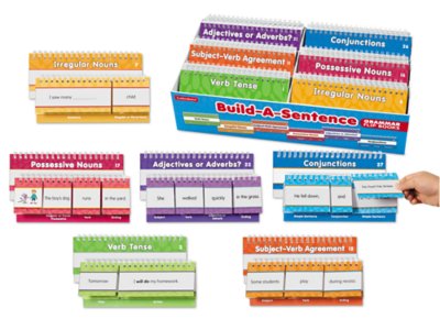 Build-A-Sentence Grammar Flip Books at Lakeshore Learning