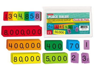 Place Value Hands-On Student Pack at Lakeshore Learning