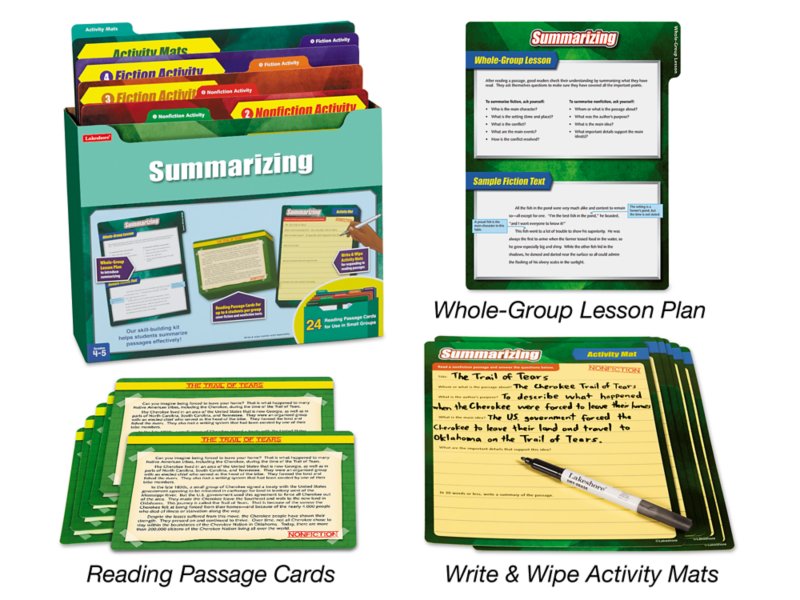 Summarizing Graphic Organizer 4th Grade