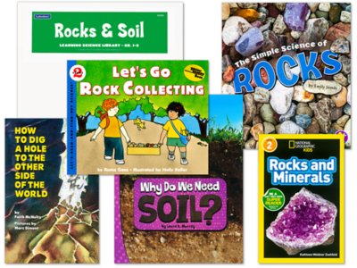 Rocks & Soil Book Library - Gr. 1-3 at Lakeshore Learning