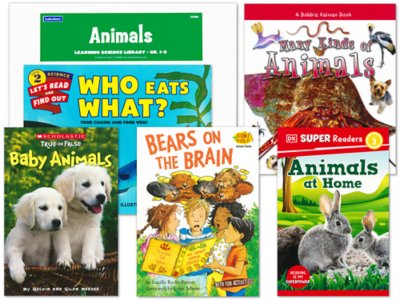 Animals Book Library - Gr. 1-3 at Lakeshore Learning