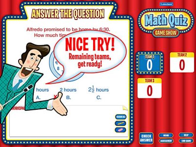 Math Quiz Game Show - Gr. 1-3 - Interactive CD-ROM - Site License at ...
