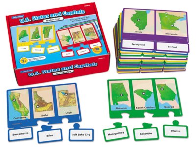 U.S. States & Capitals Match-Ups at Lakeshore Learning
