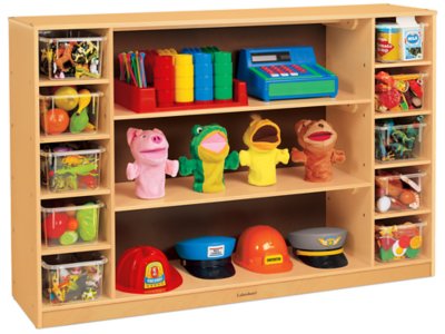 Classic Birch Cubbies & Shelves Large Storage Unit at Lakeshore Learning