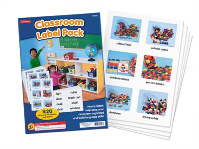 Self-Adhesive Classroom Labeling Pockets - Set of 30 at Lakeshore Learning