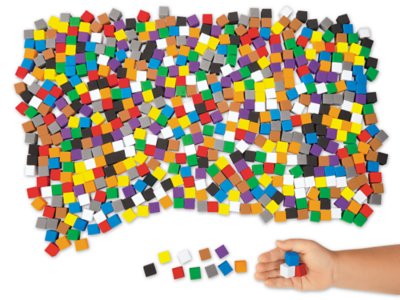 Peel & Stick Foam Cubes - Set of 600 at Lakeshore Learning