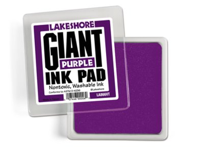 Giant Kid-Safe Stamp Pad - Purple at Lakeshore Learning