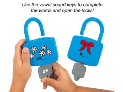 Vowel Sounds Learning Locks at Lakeshore Learning