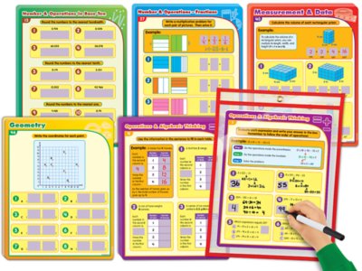 Solve, Flip & Check! Math Practice Cards - Gr. 5 at Lakeshore Learning
