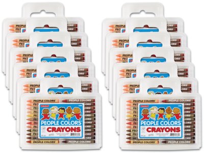 People Colors® Crayons - Set of 12 Packs at Lakeshore Learning