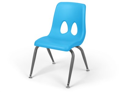 Flex-Space Stacking Chair - 13 1/2" - Blue at Lakeshore Learning