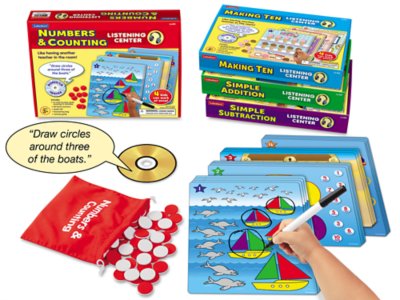 Building Math Skills Listening Centers - Complete Set at Lakeshore Learning