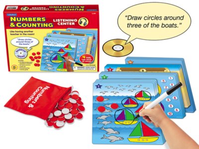 Numbers & Counting Listening Center at Lakeshore Learning