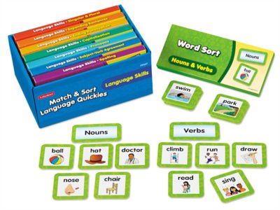 Match & Sort Language Skills Quickies - K-Gr. 1 at Lakeshore Learning