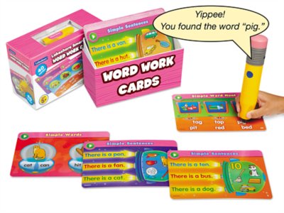 Word Work Smart Pencil Interactive Learning Cards at Lakeshore Learning