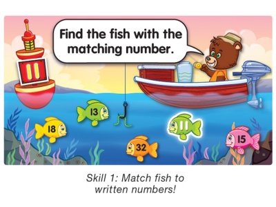 Catch-To-Learn Number Recognition Games - Interactive Software - Single ...